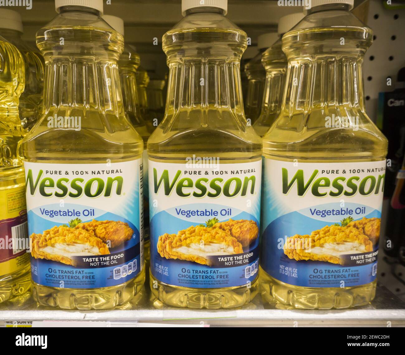 Wesson Vegetable Oil Label
