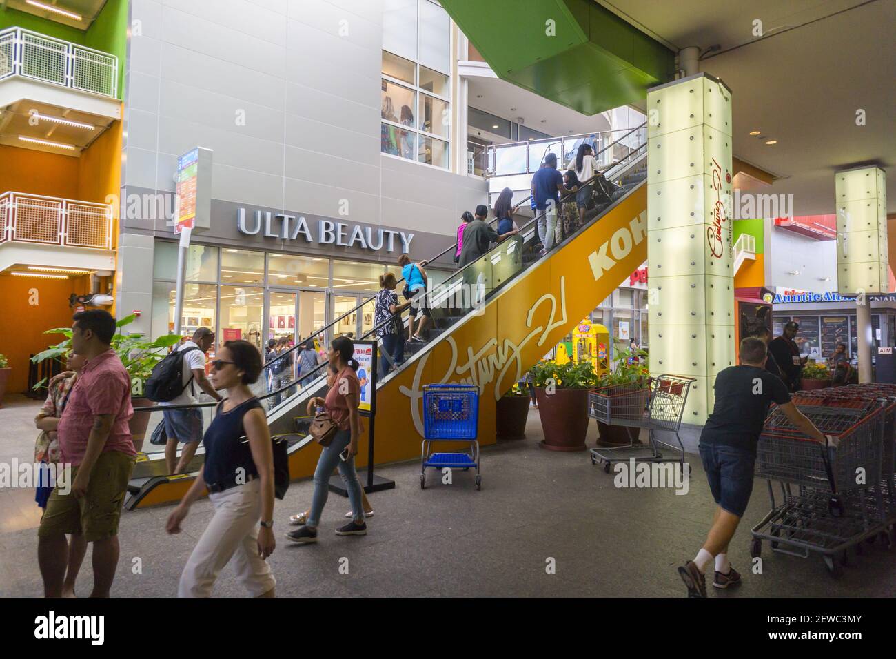 A branch of the make up and beauty chain, Ulta Beauty, located in a ...