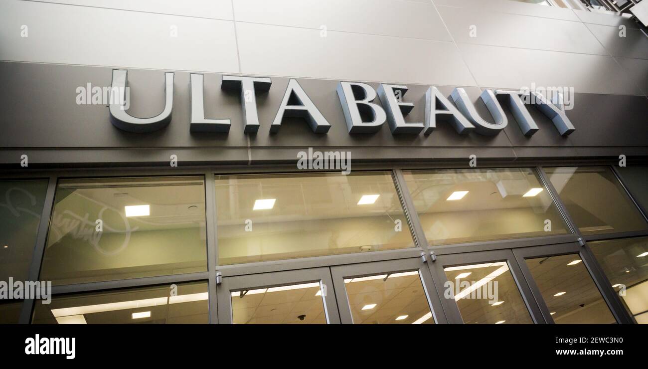 A branch of the make up and beauty chain, Ulta Beauty, located in a ...