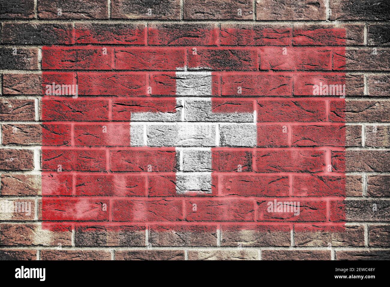 Flag of switzerland red flag hi-res stock photography and images - Alamy
