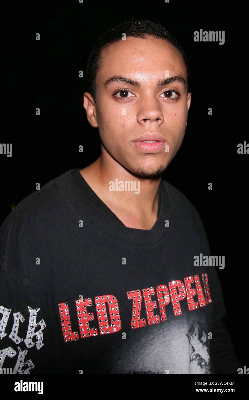 Evan Ross, son of Diana Ross in Bryant Park during Mercedes-Benz ...
