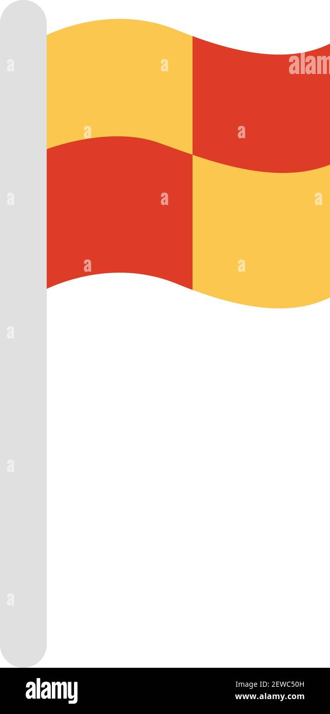 Soccer ball flag on Stock Vector Images - Alamy