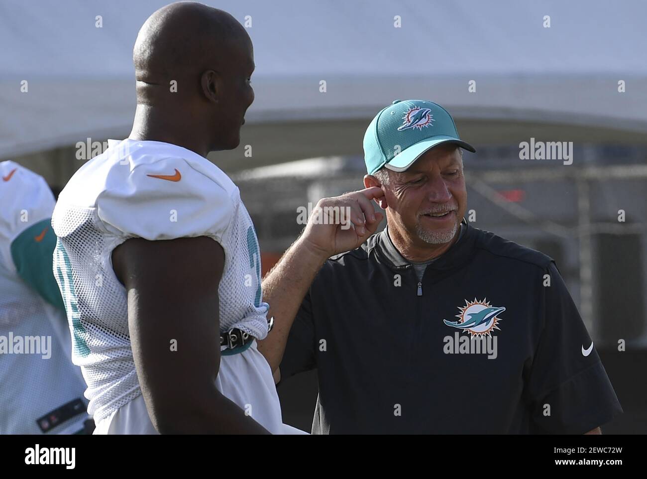 Chris Foerster speaks with Miami Dolphins Tackle #70 Ja'Wuan James ...