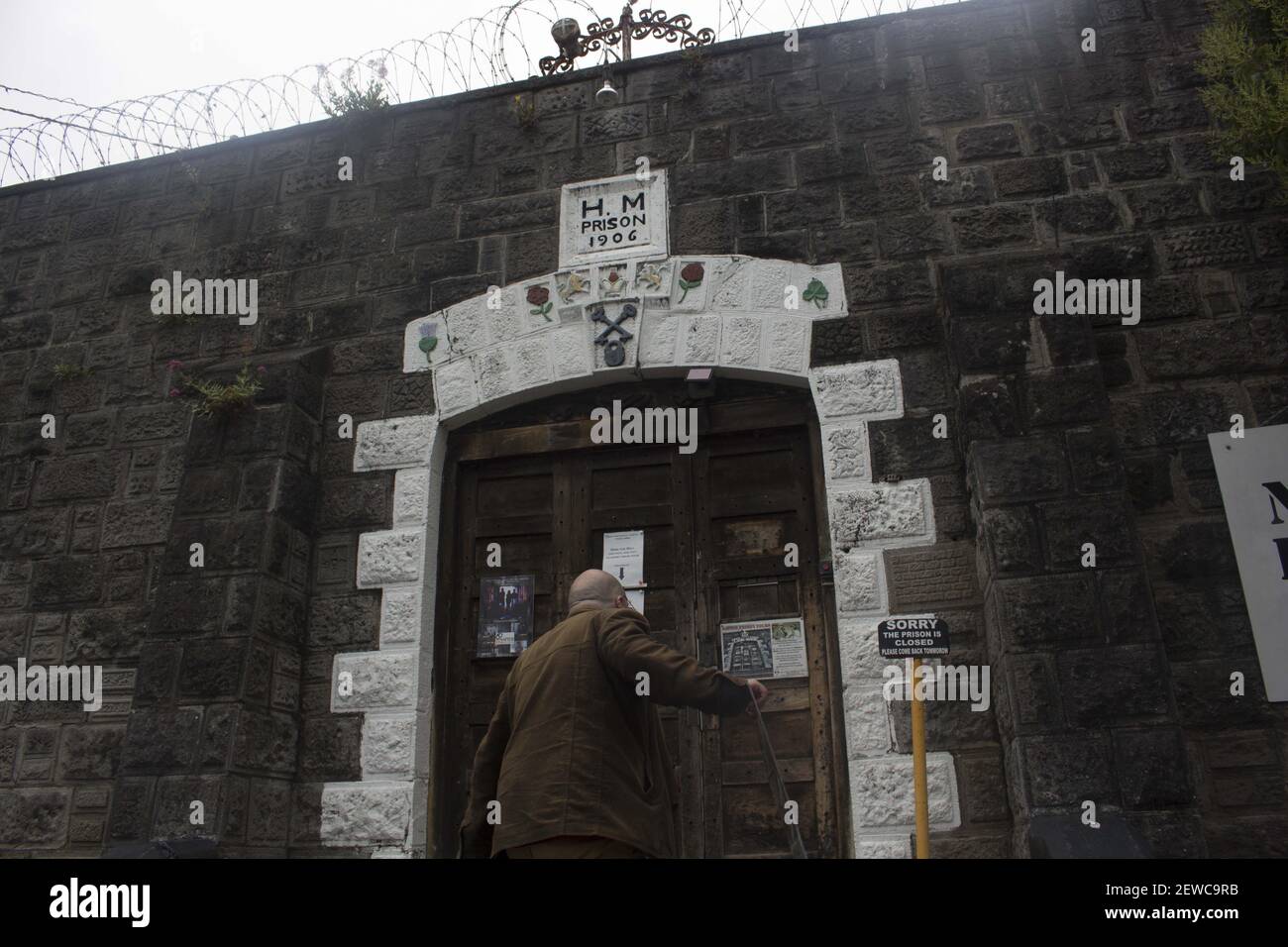 Facade of Napier Prison, Napier, New Zealand, November 29, 2017. (Photo ...