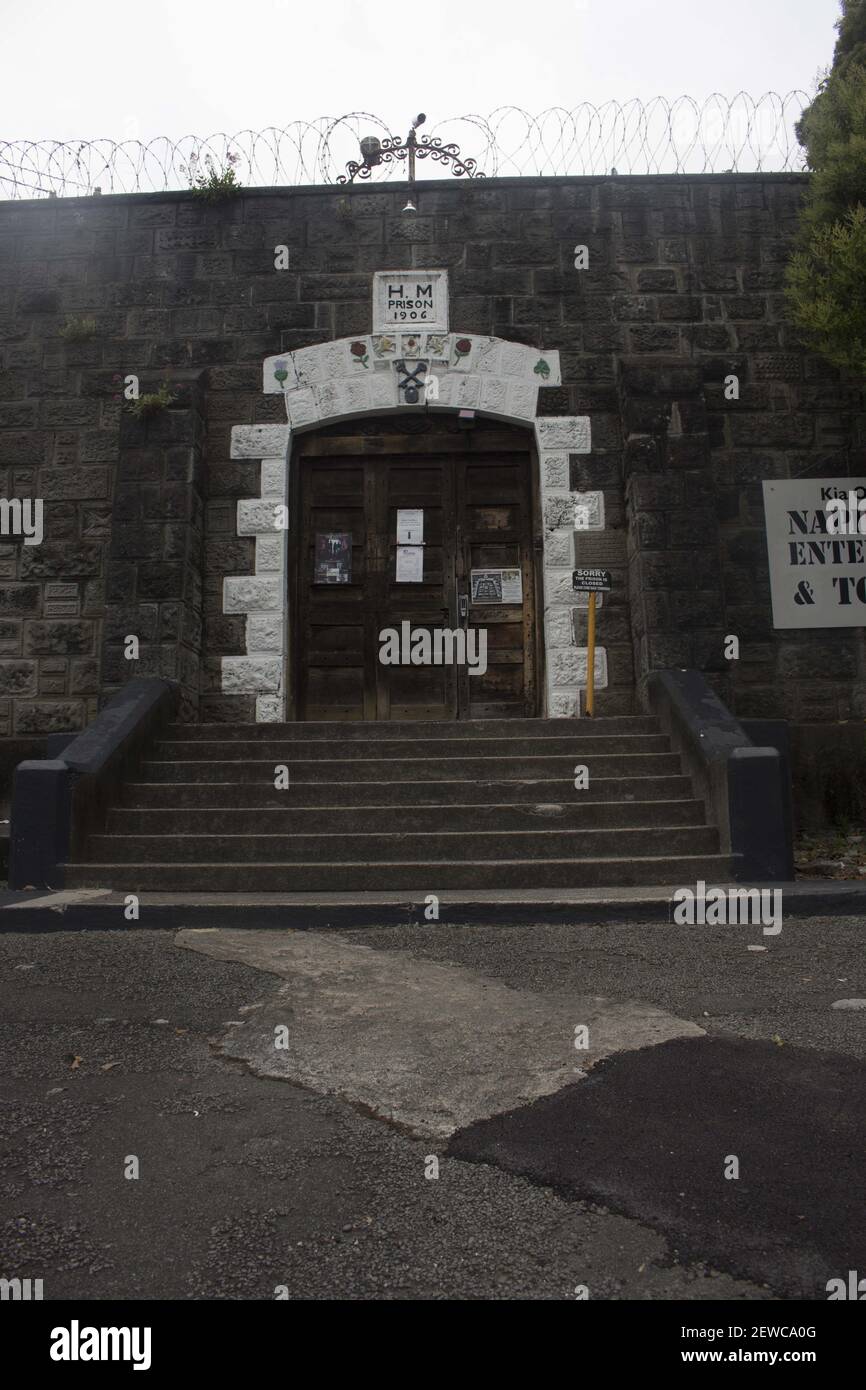 Facade of Napier Prison, Napier, New Zealand, November 29, 2017. (Photo ...