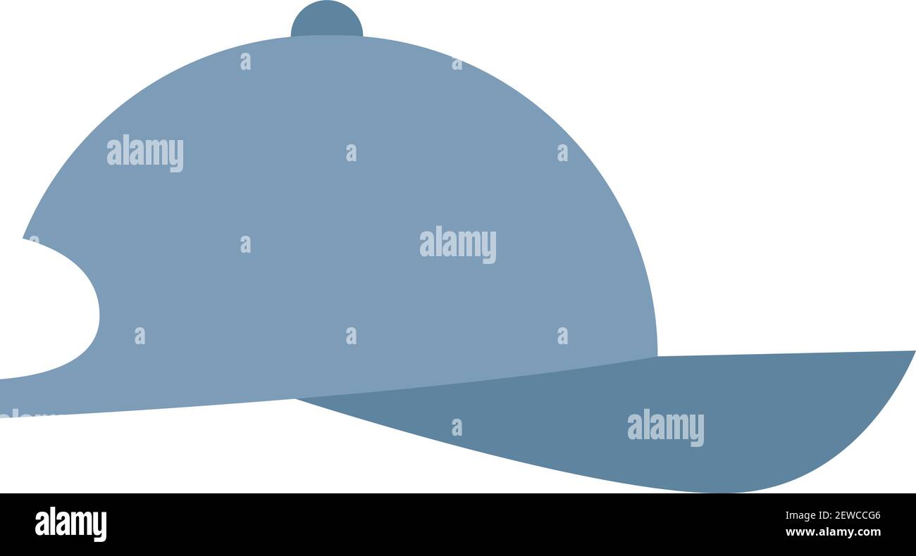 White and blue baseball cap Stock Vector Images - Alamy