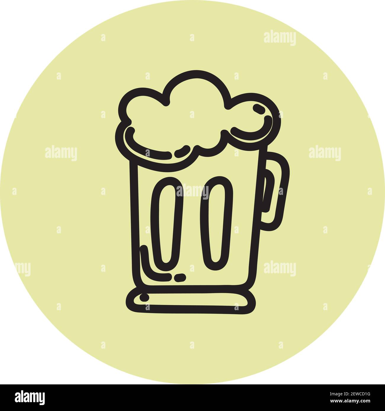 Pint glass vector vectors hi-res stock photography and images - Alamy