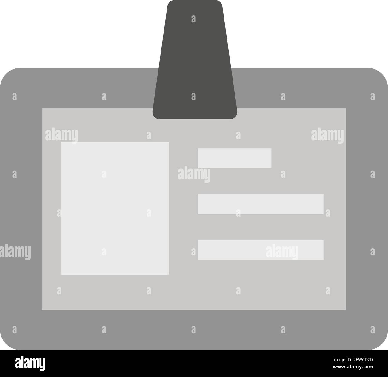 Journalism badge, illustration, vector on white background Stock Vector ...