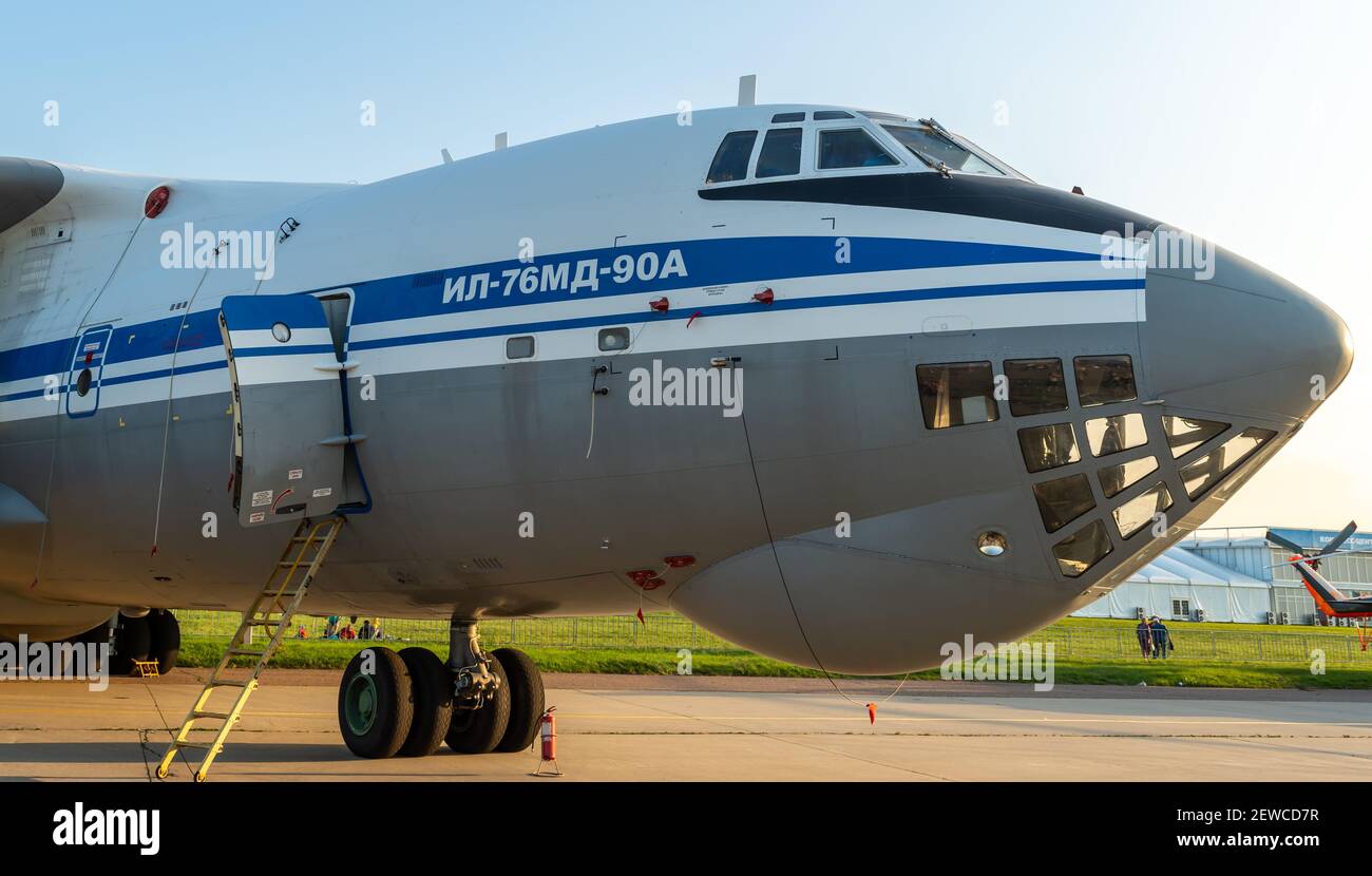 August 30, 2019, Moscow region, Russia. Russian heavy military ...