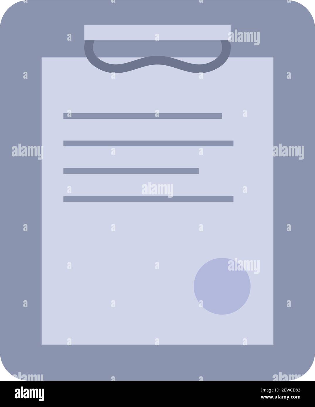 Office document, illustration, vector on white background Stock Vector ...