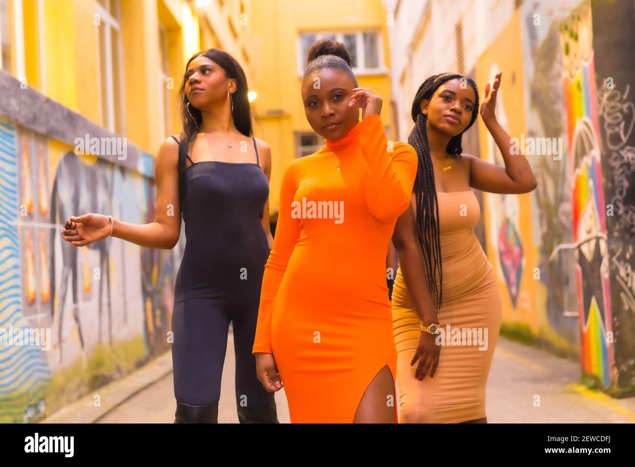 Black african teenage models in hi-res stock photography and images - Alamy