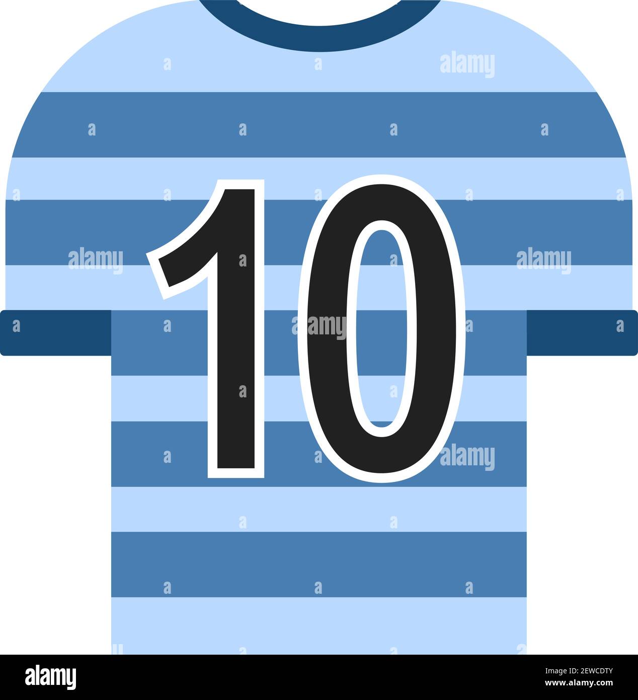 Football uniform, illustration, vector on white background Stock Vector ...