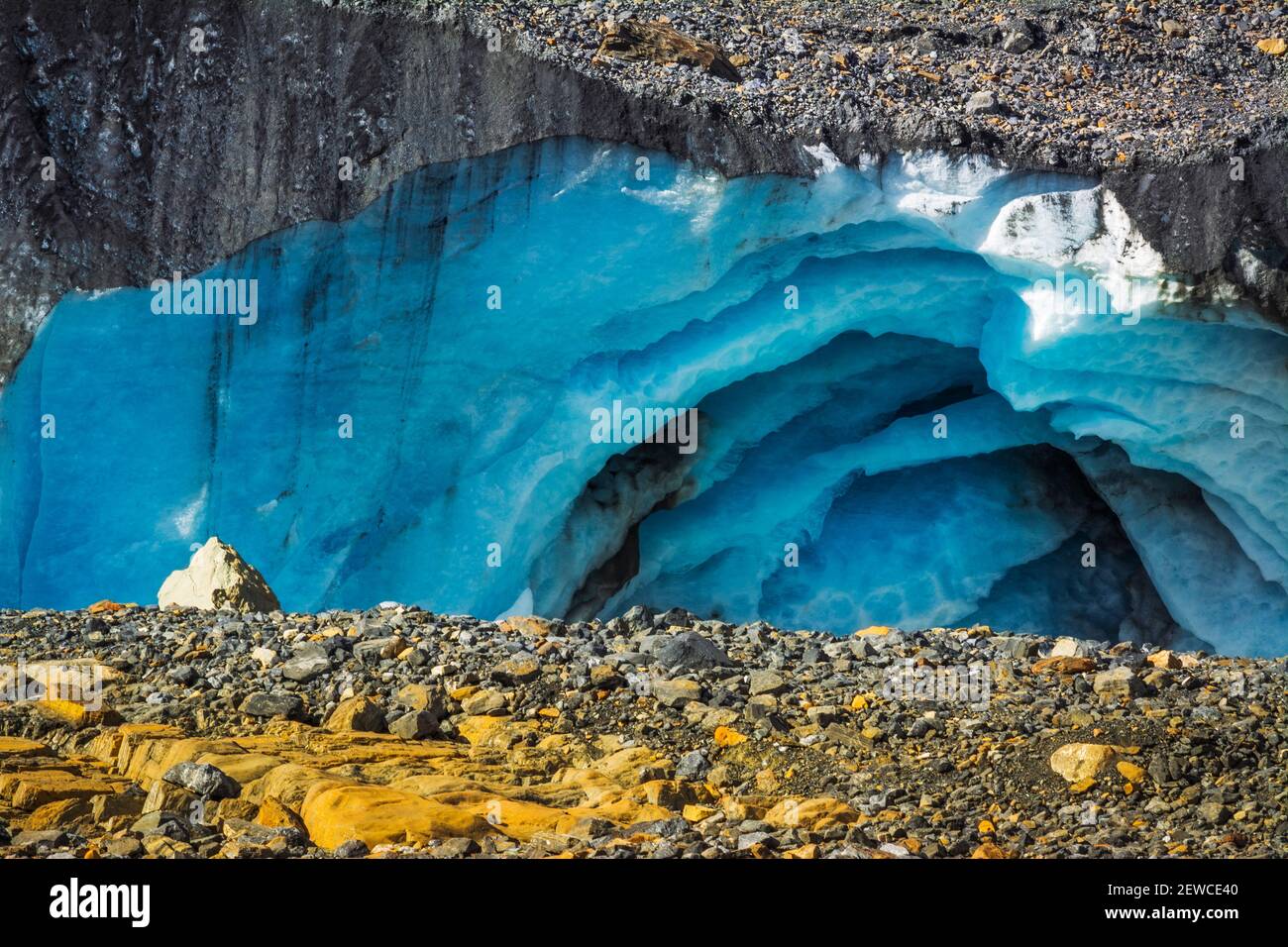 Jasper national park canada ice cave hi-res stock photography and ...