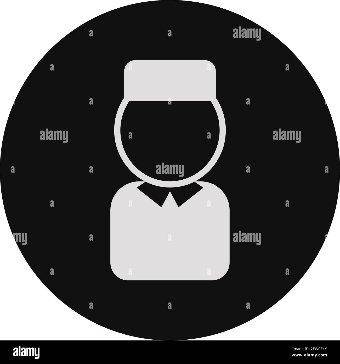 Hotels doorman, illustration, vector on white background Stock Vector ...