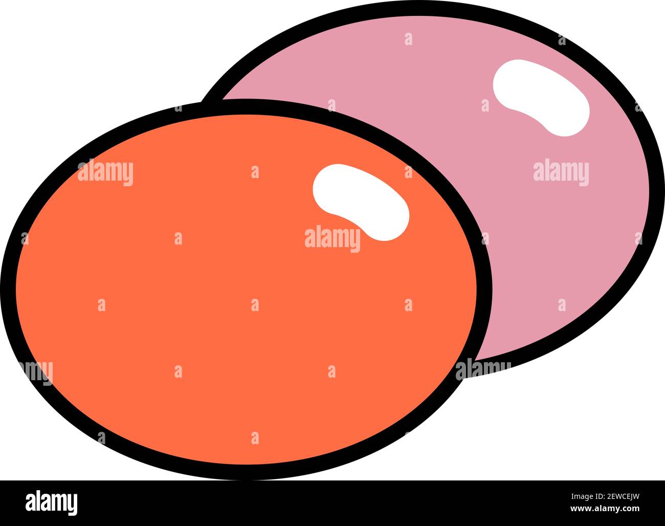 Bright colorful candy on Stock Vector Images - Alamy