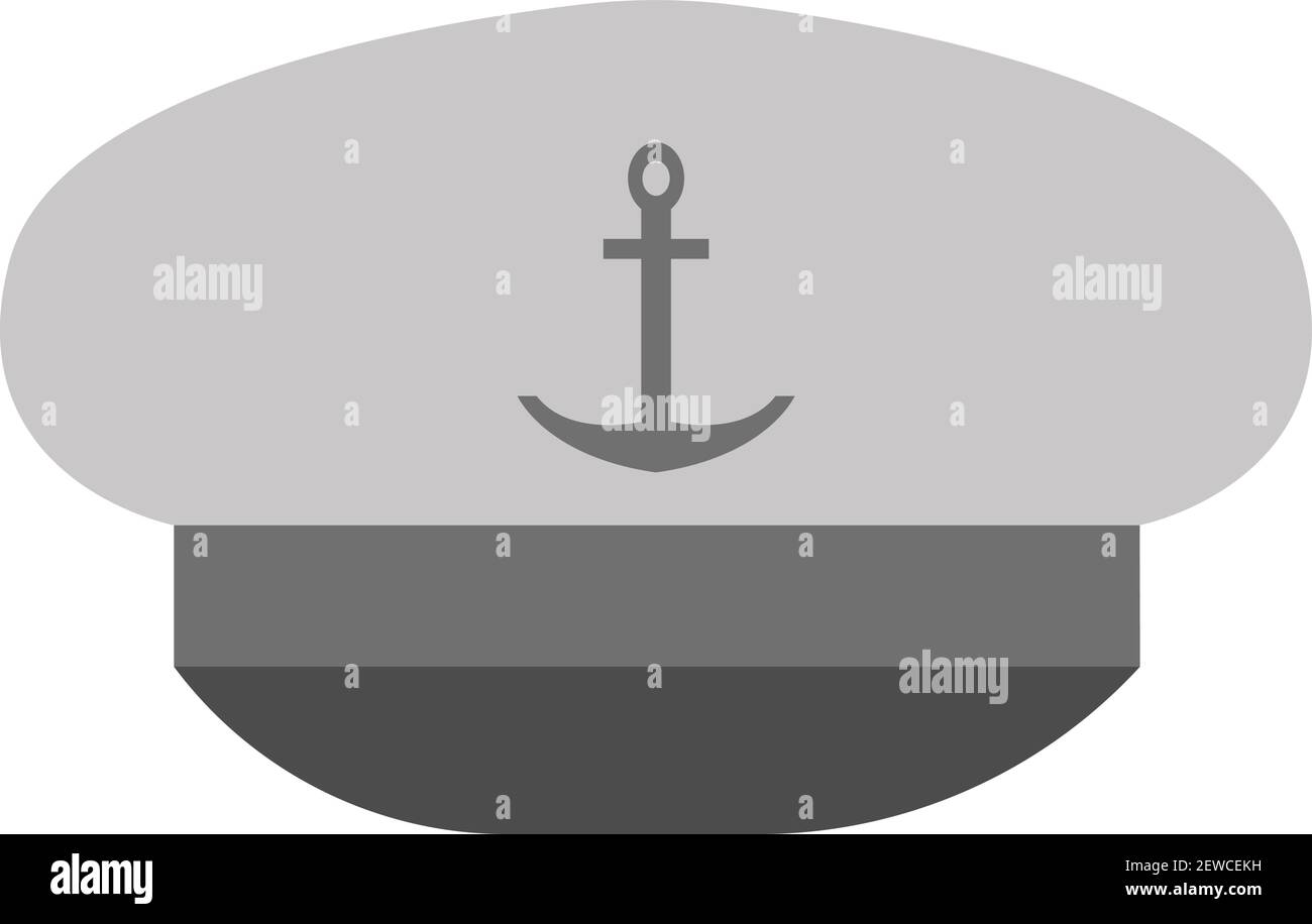 Sailors hat, illustration, vector on white background Stock Vector ...