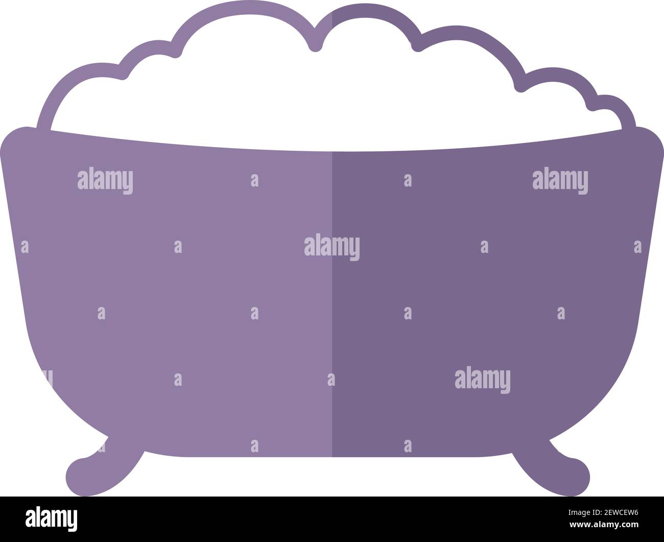 Spa bubble bath, illustration, vector on white background Stock Vector ...