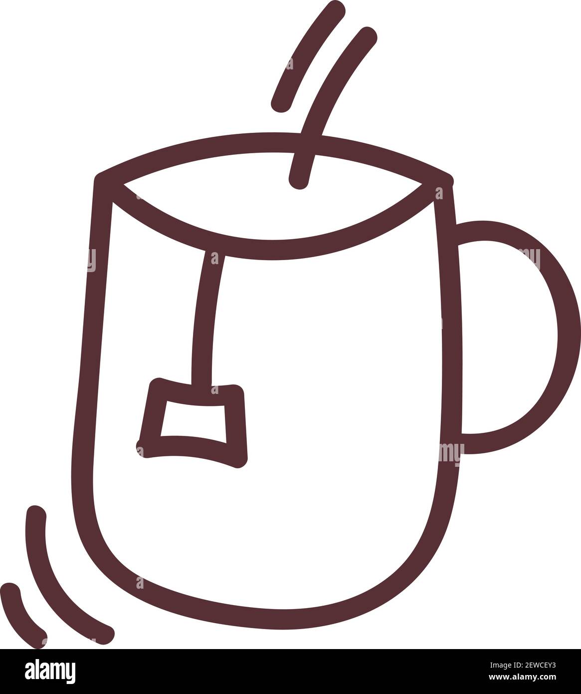 Black herbal tea in Stock Vector Images - Alamy