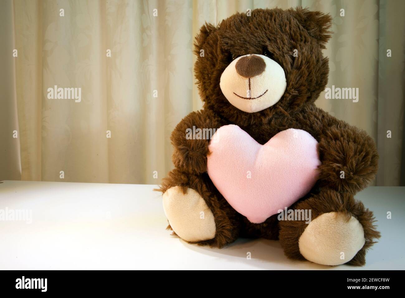 Mother's Day Teddy Bear and pink roses or other flowers e.g. tulips. It ...
