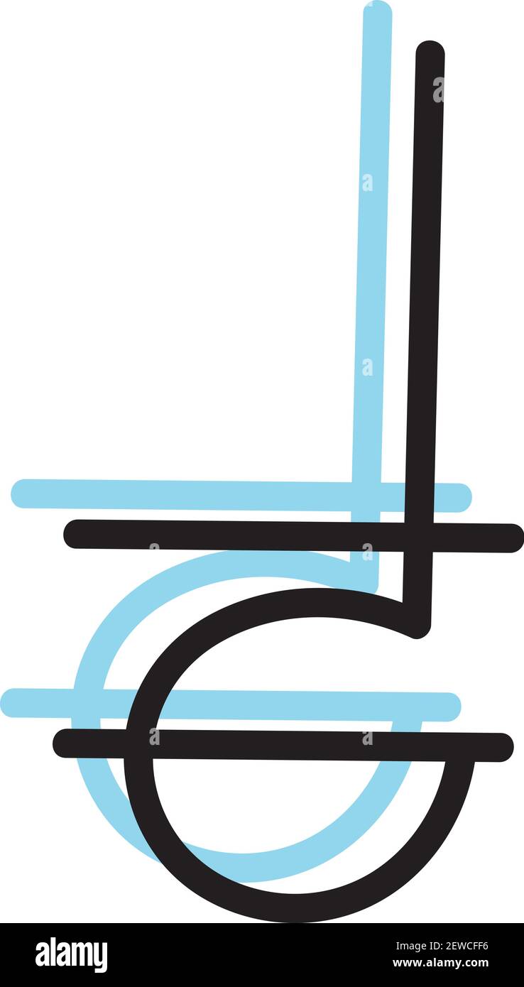 Note with a double line, illustration, vector on white background Stock ...