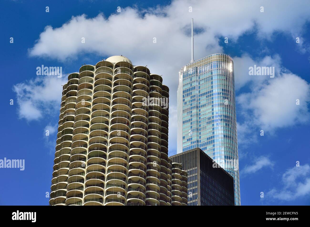 Contrasting towers hi-res stock photography and images - Alamy
