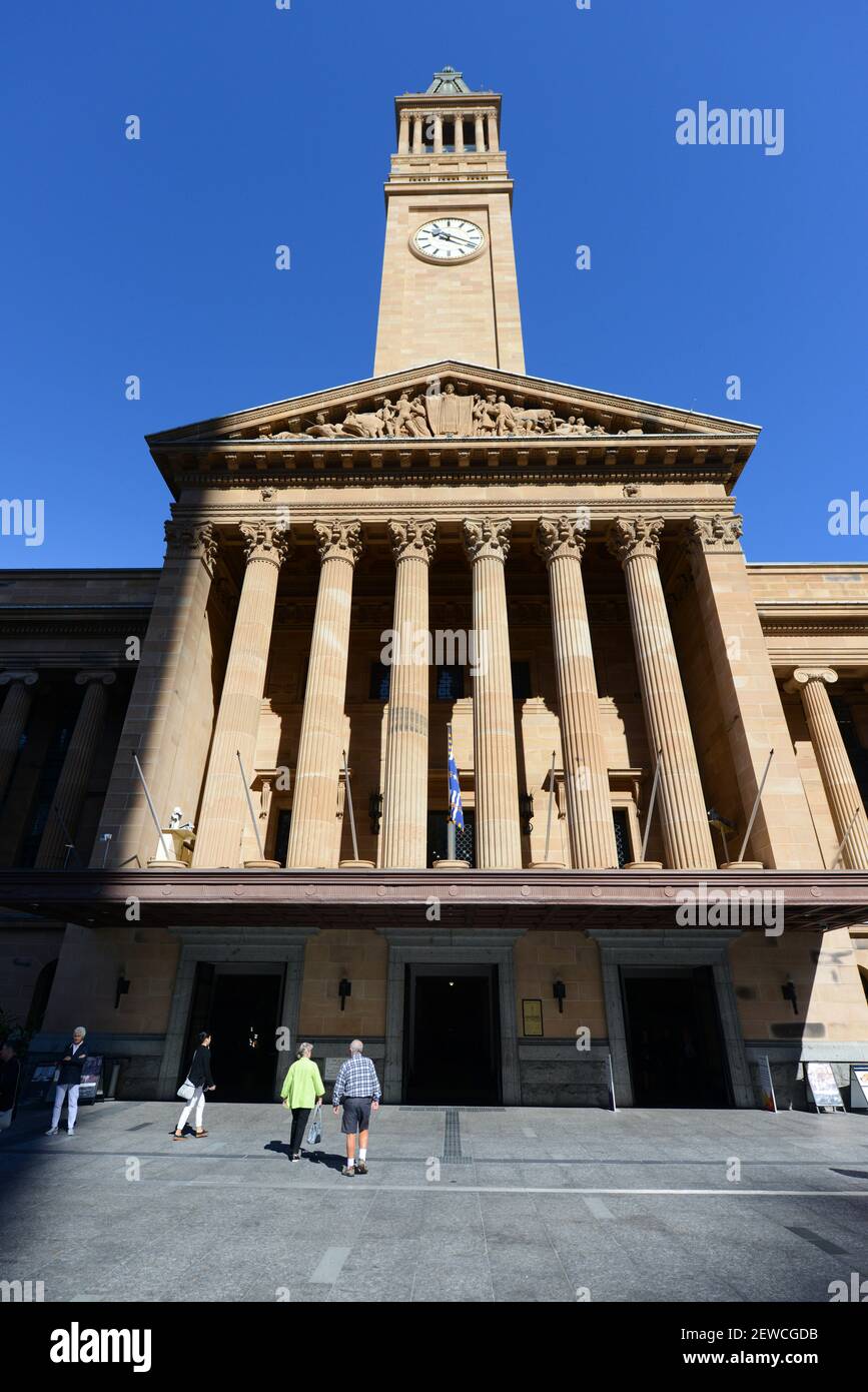 Brisbane city hall clock tower hi-res stock photography and images - Alamy