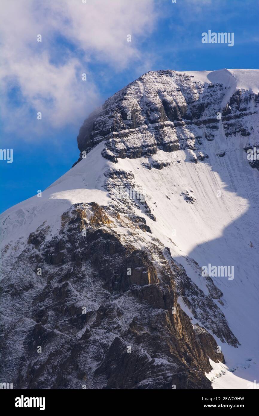 The north face of Mount Athabasca, Jasper National Park, Alberta Canada ...
