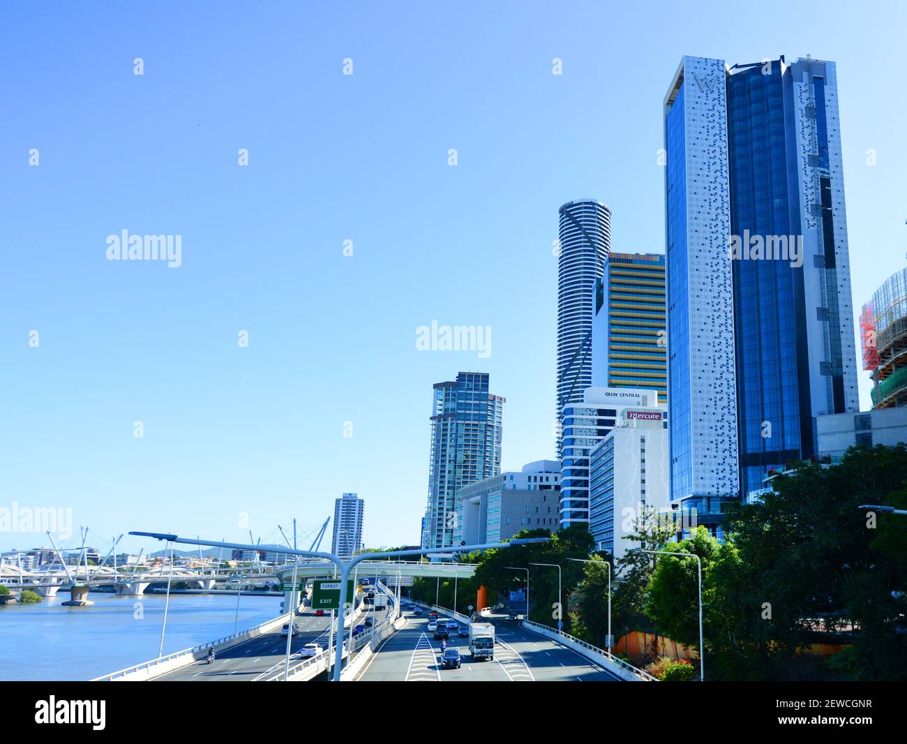 Brisbane river skyline hi-res stock photography and images - Alamy