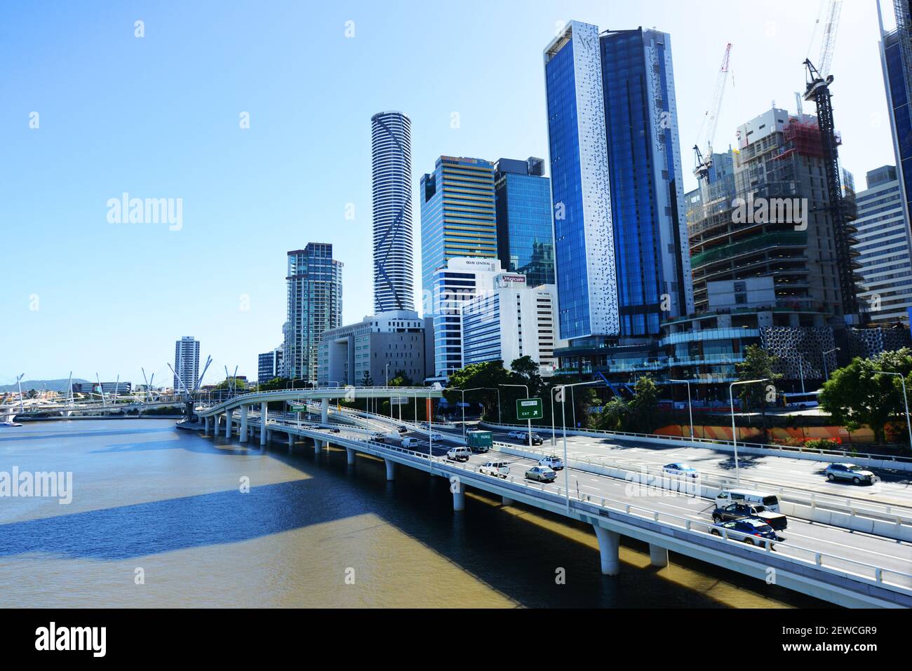 Brisbane river skyline hi-res stock photography and images - Alamy