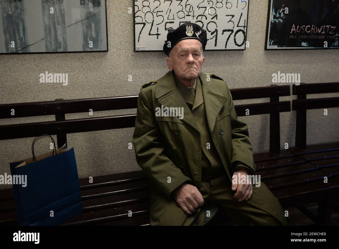 Kazimierz Ptasinski, an Auschwitz survivor returns to Auschwitz for the ...