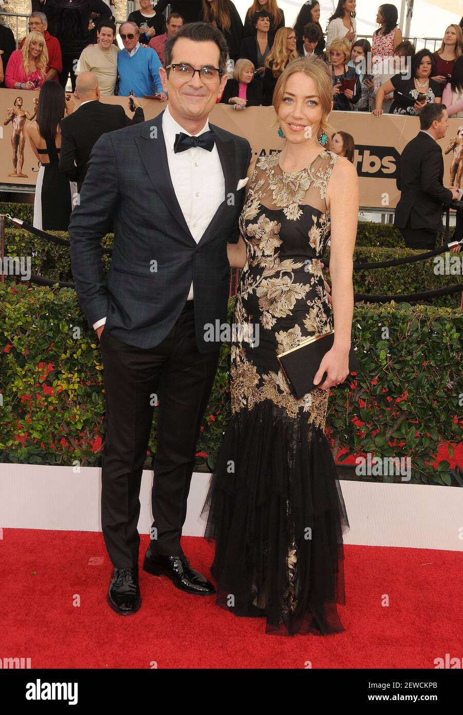 Holly Burrell and Ty Burrell attending the 22nd Annual Screen Actors ...