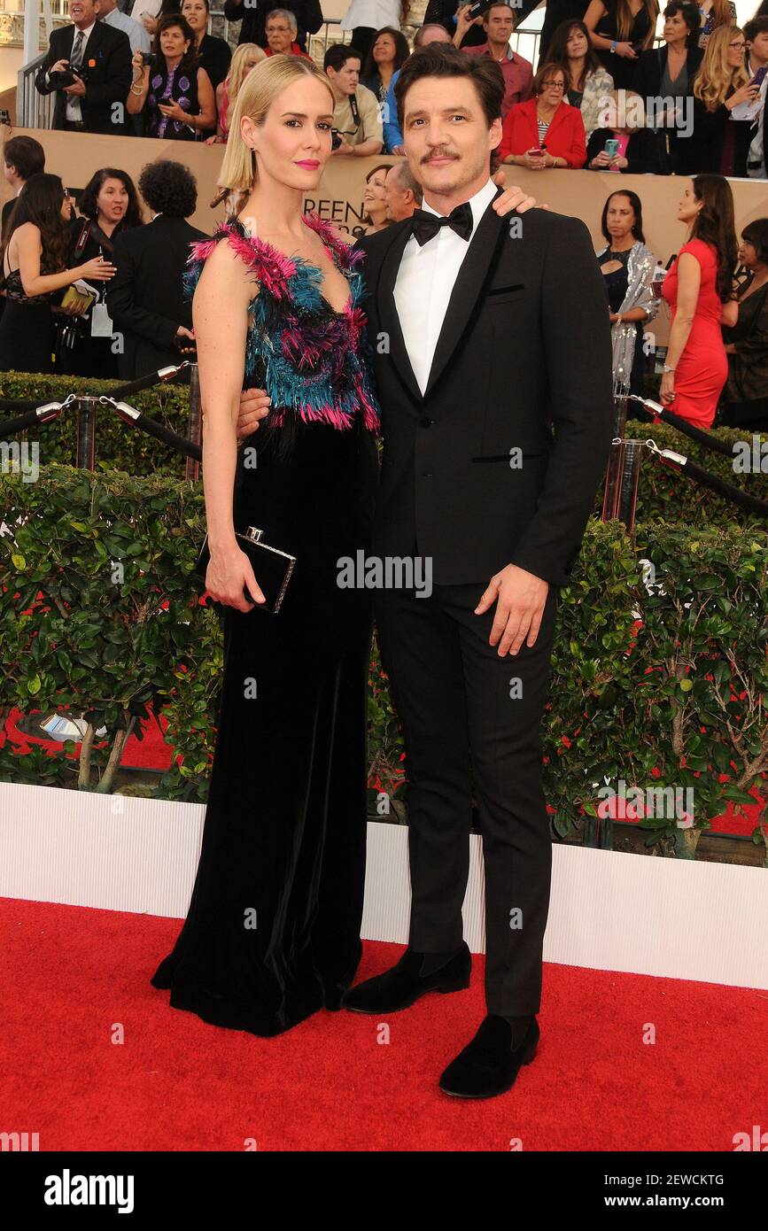Sarah Paulson, Pedro Pascal attending the 22nd Annual Screen Actors ...