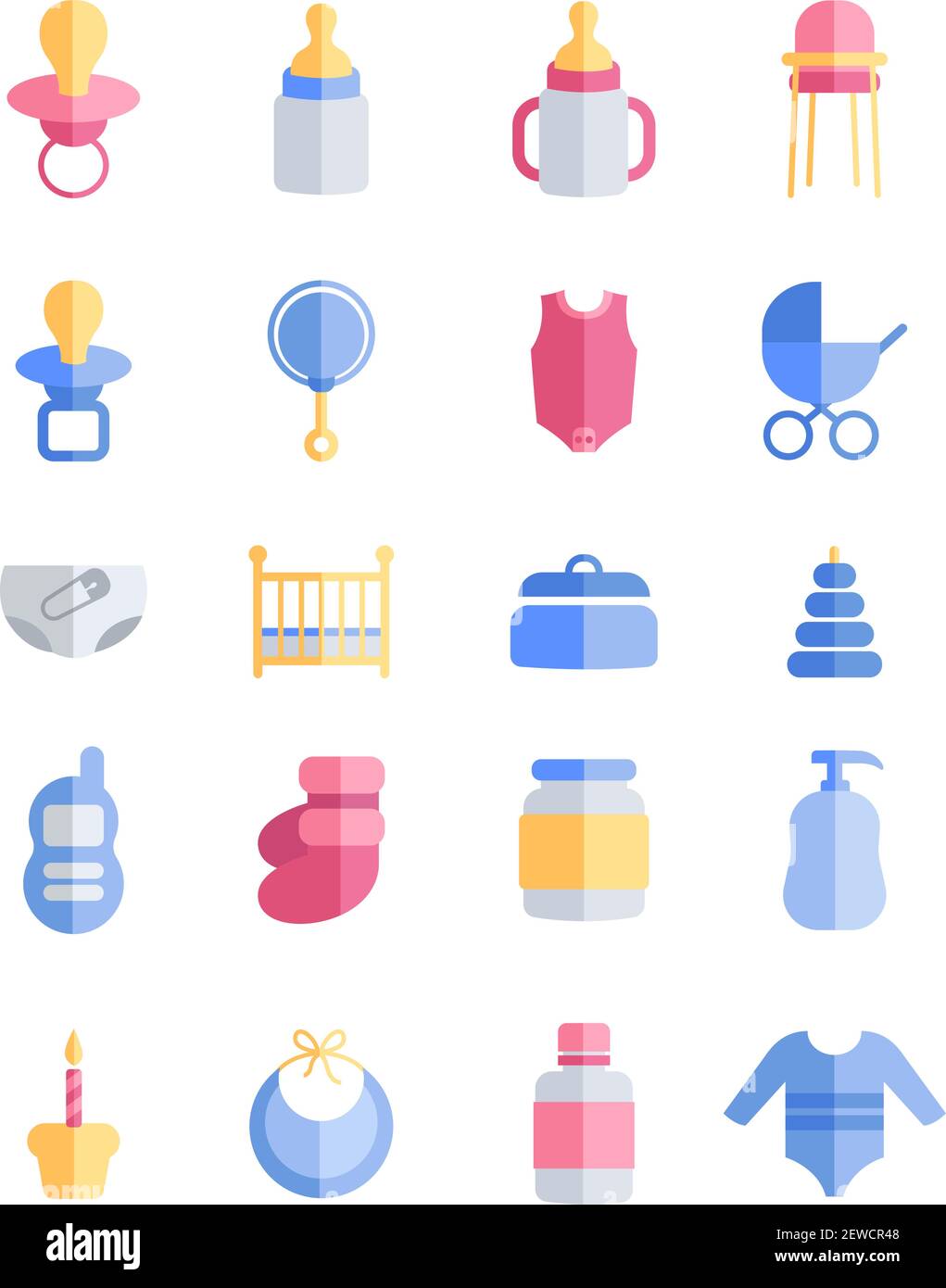 Baby care vector vectors Stock Vector Images - Alamy