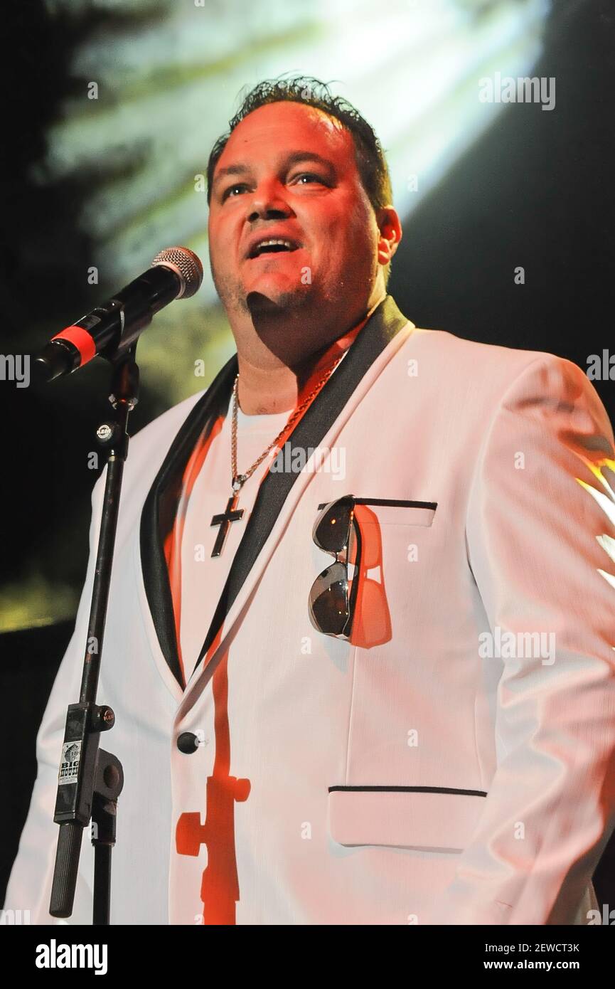 Tony Borowiak of All-4-One performs at Cedar Park Center on February 5 ...