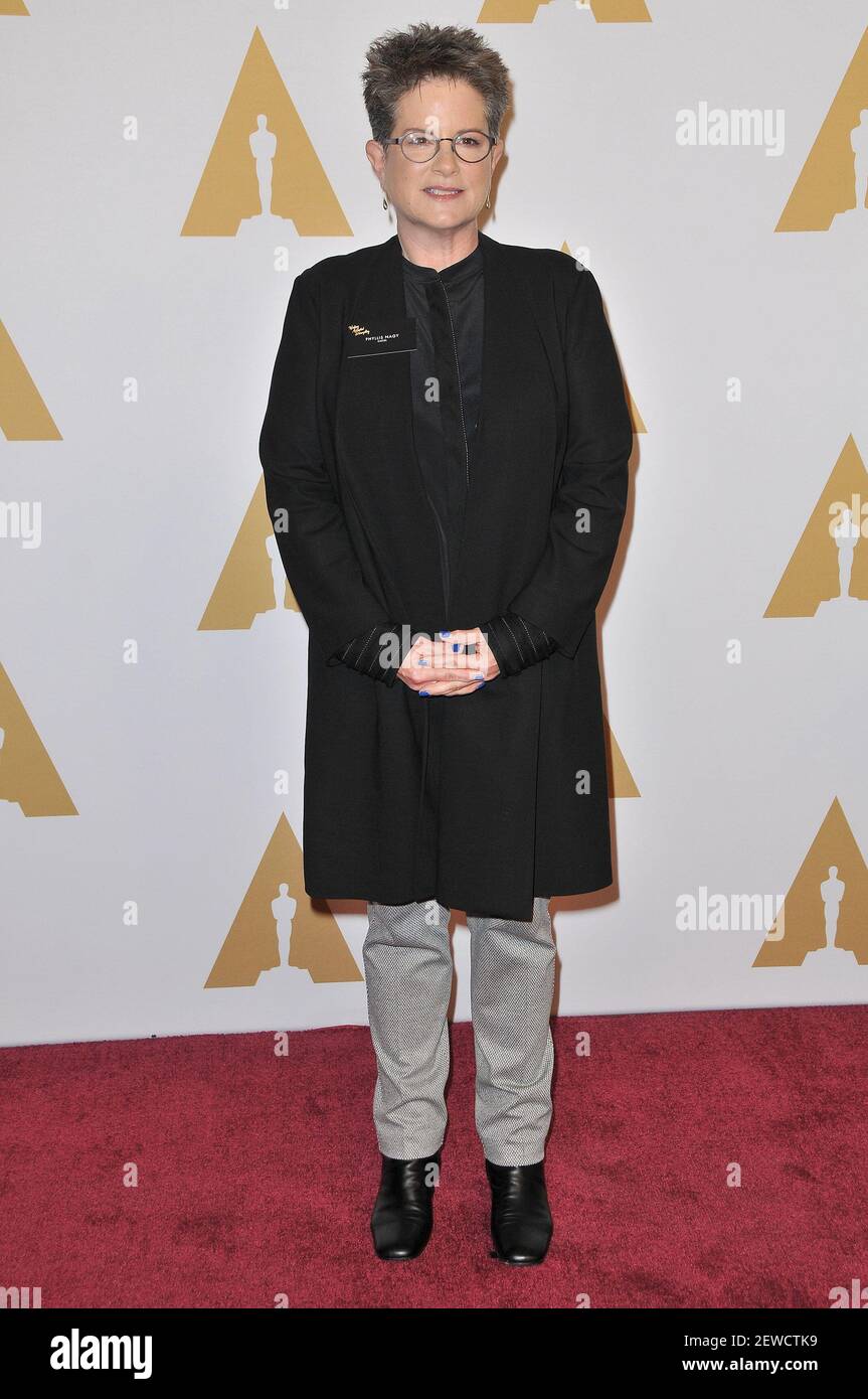 Phyllis Nagy arrives at the 88th Annual Academy Awards Nominee Luncheon ...