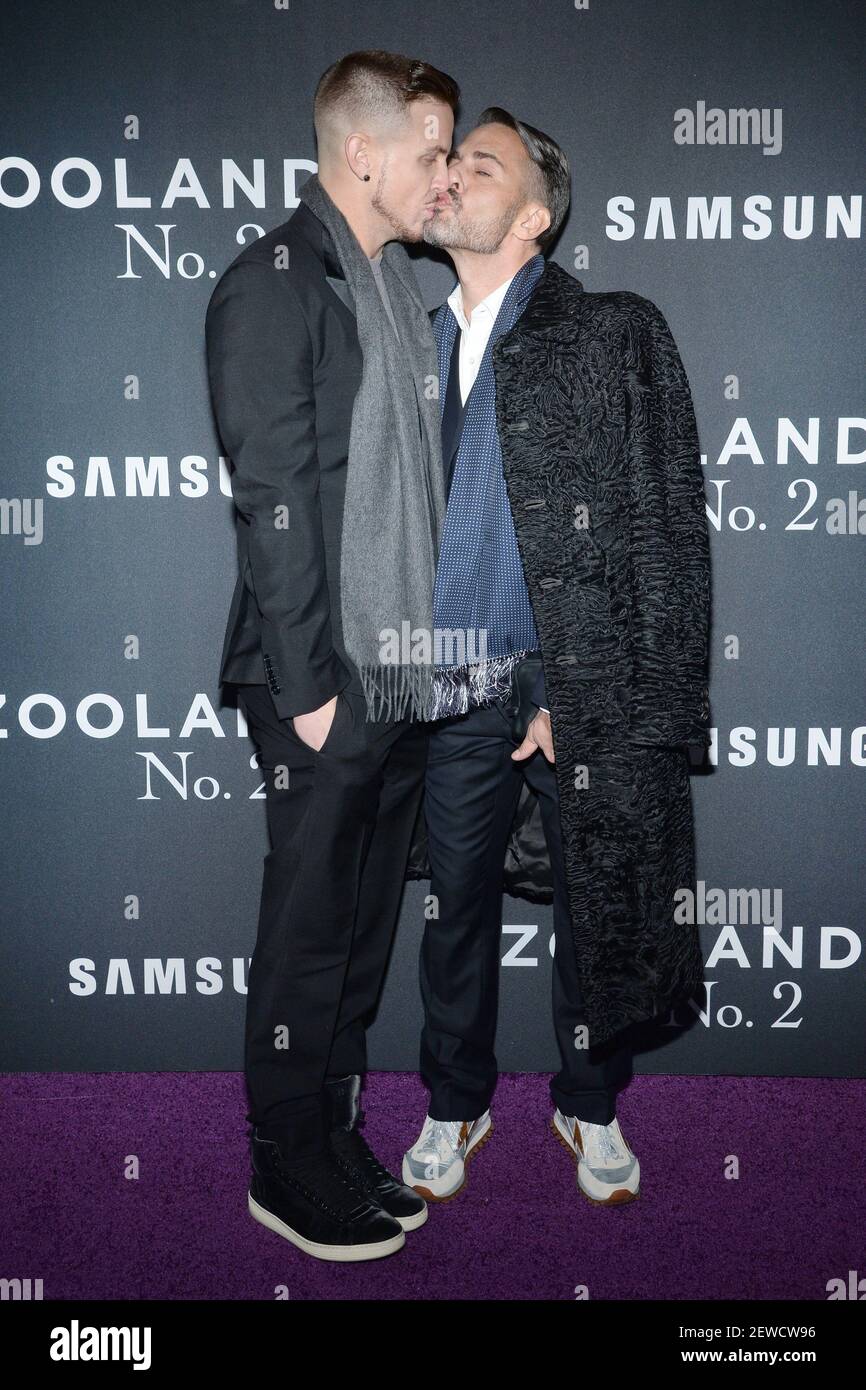 (L-R) Charly DeFrancesco and Marc Jacobs attend the "Zoolander 2" World ...