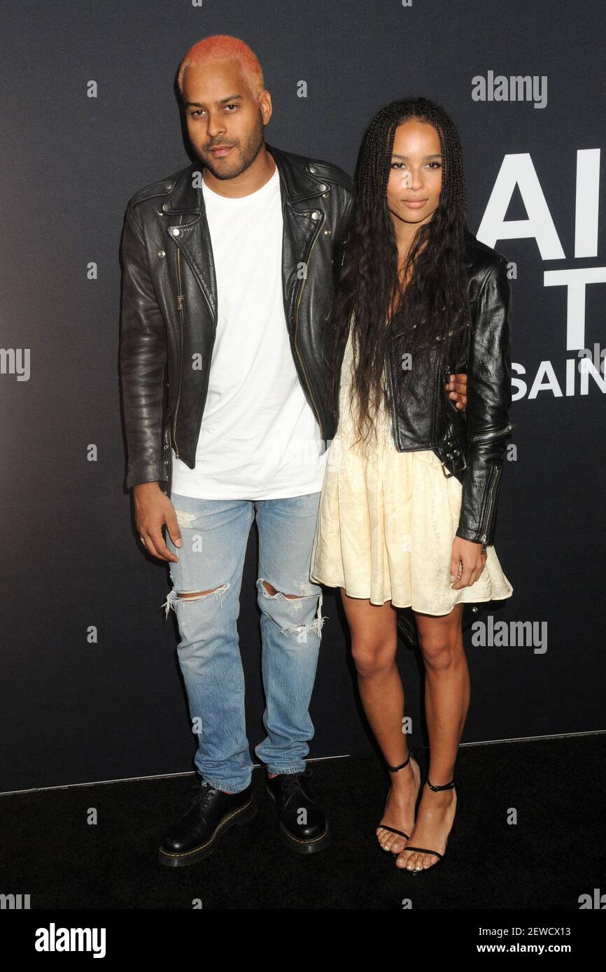 George Lewis Jr., Zoe Kravitz. Saint Laurent At The Palladium held at ...