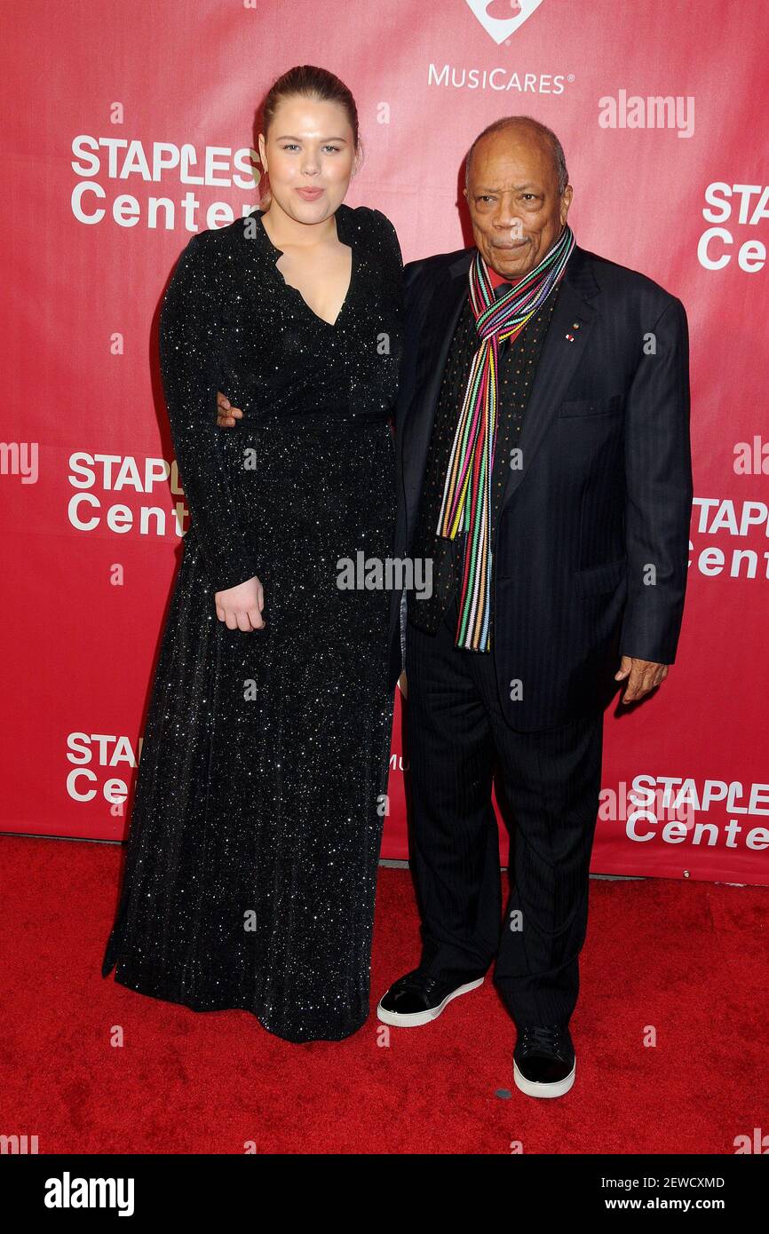 Grace, Quincy Jones attending the 2016 MusiCares Person Of The Year ...