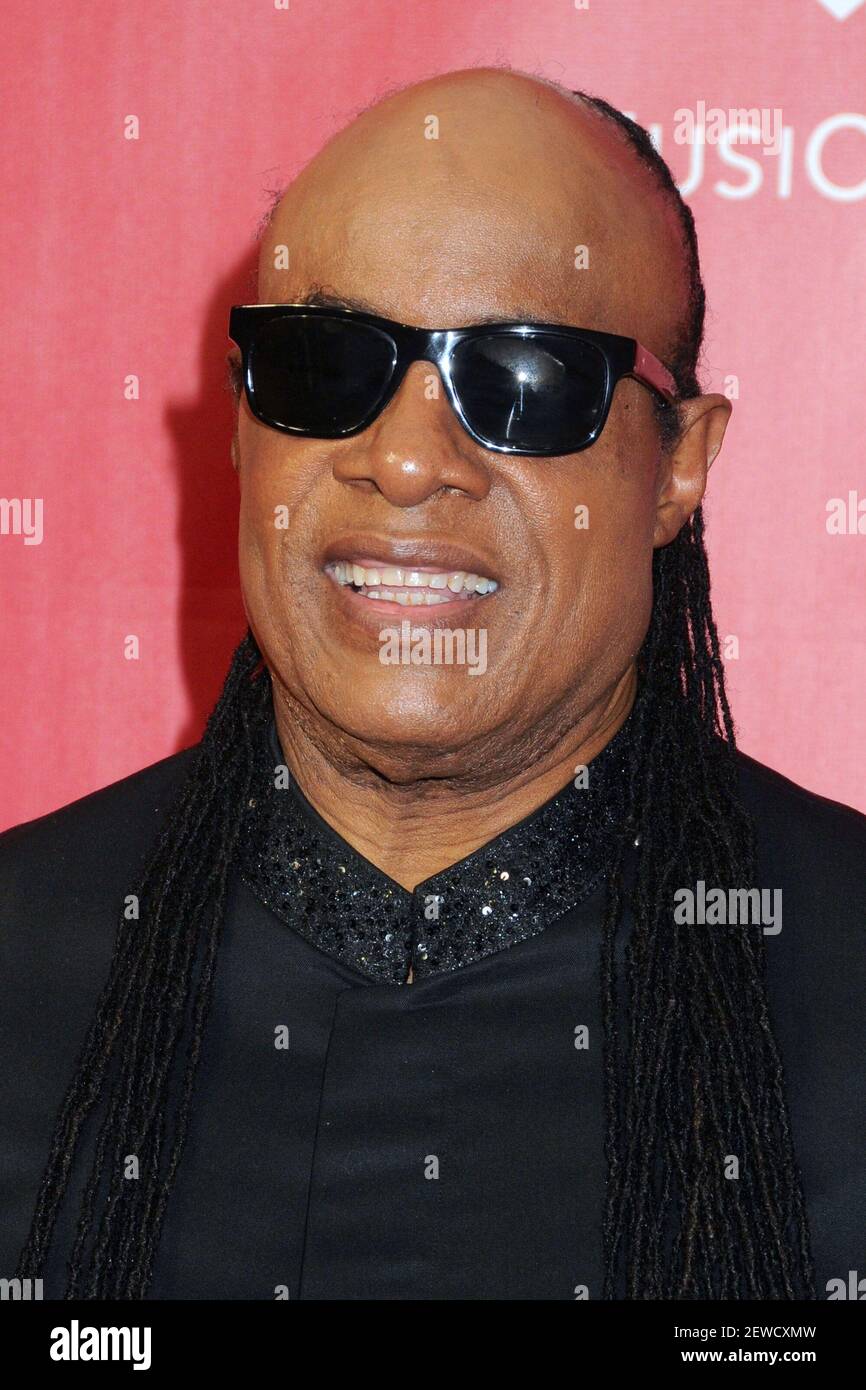 Stevie Wonder attending the 2016 MusiCares Person Of The Year Honoring ...