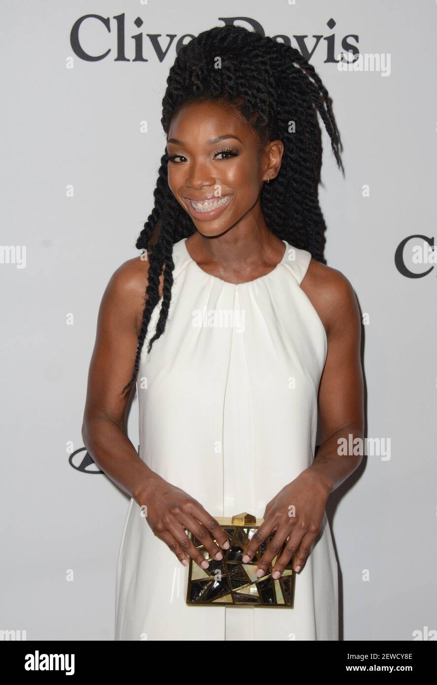 14 February - Beverly Hills, Ca - Brandy. Arrivals for the 2016 Pre ...