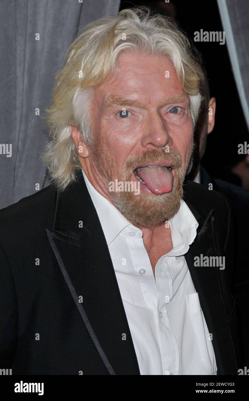 Richard Branson arrives at the 2016 Pre-GRAMMY Gala & Salute to ...