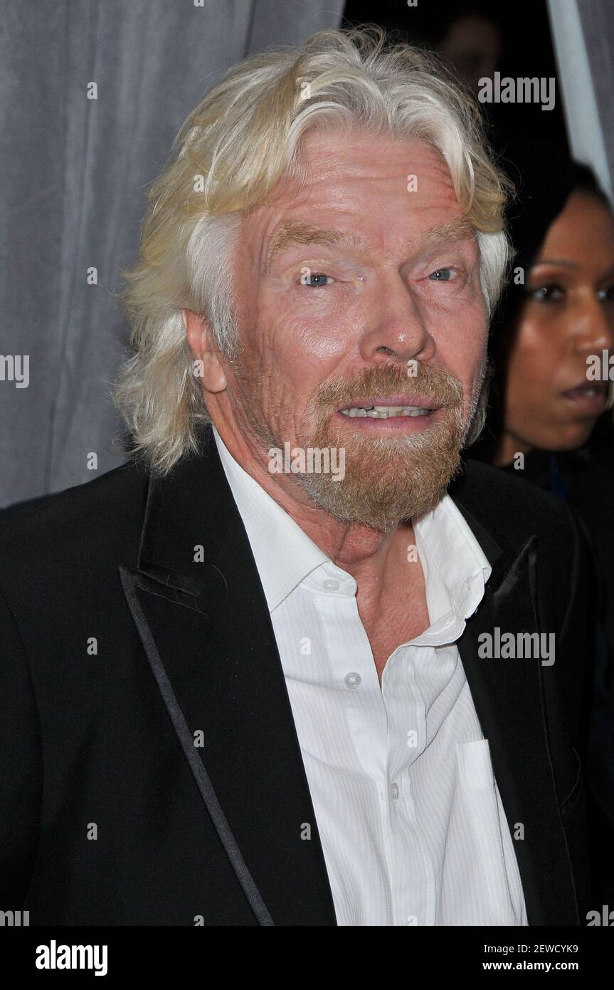 Richard Branson arrives at the 2016 Pre-GRAMMY Gala & Salute to ...