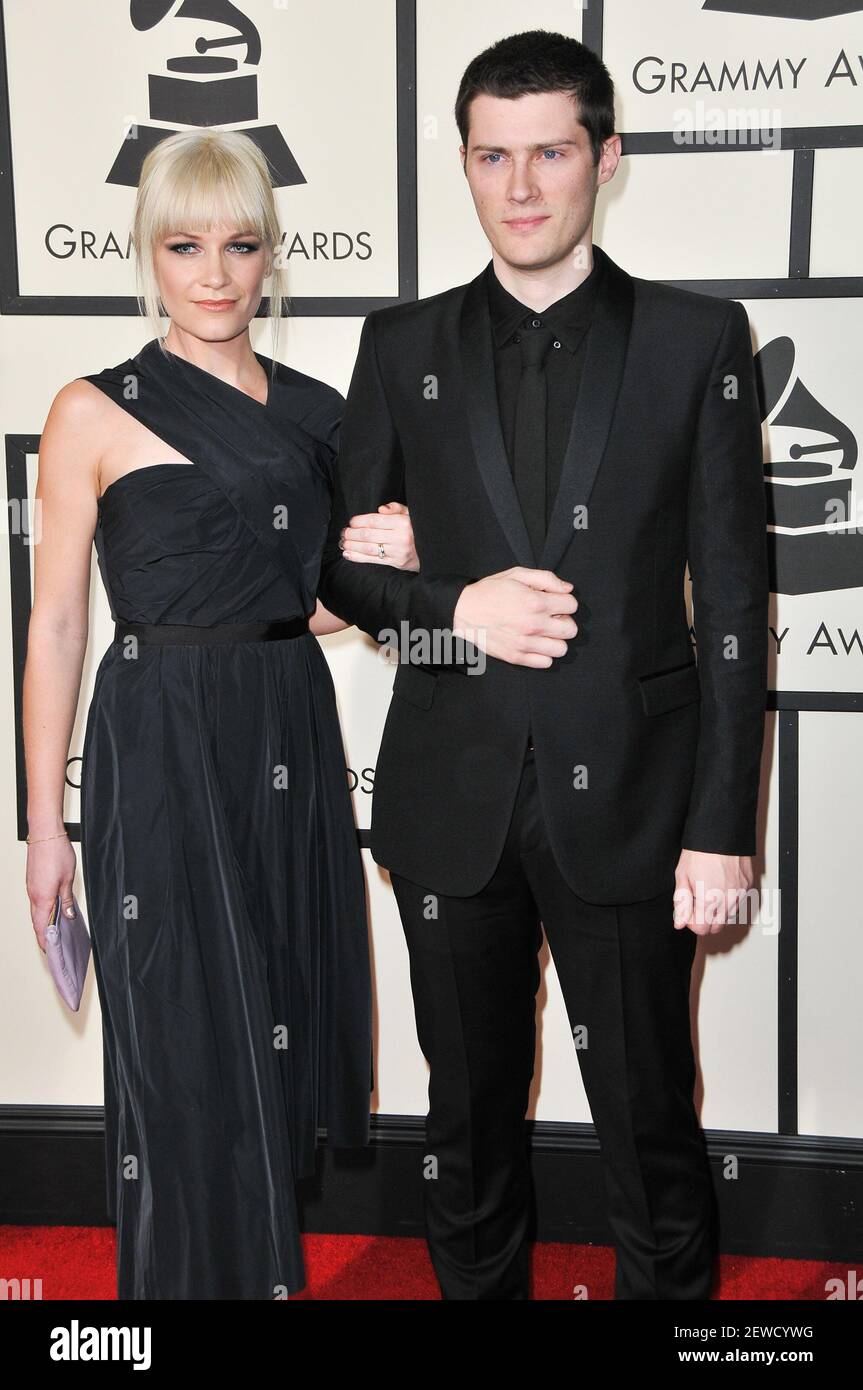 Andi and Liz Anjos at the 58th annual Grammy Awards held at the Los ...