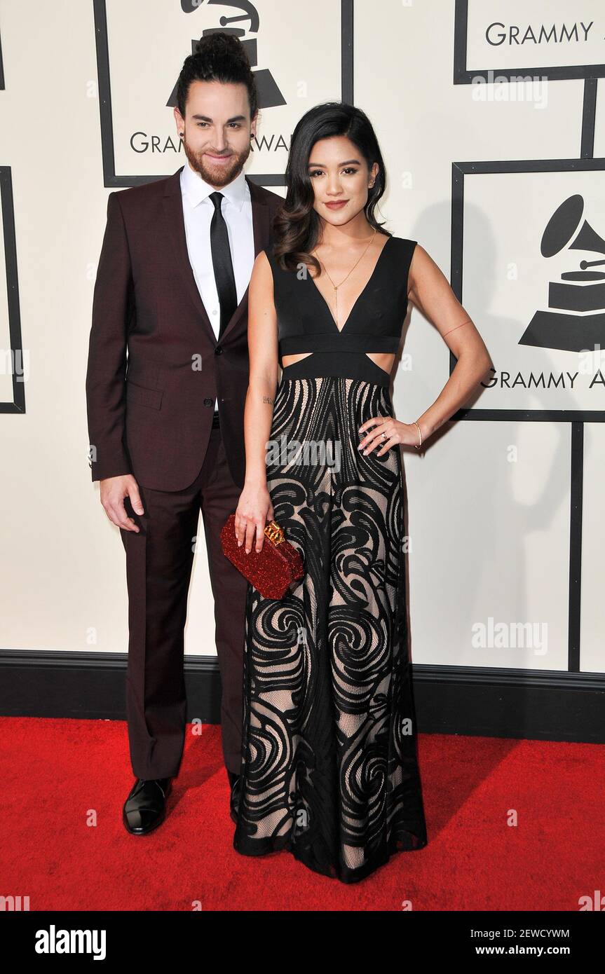 Us The Duo at the 58th annual Grammy Awards held at the Los Angeles ...