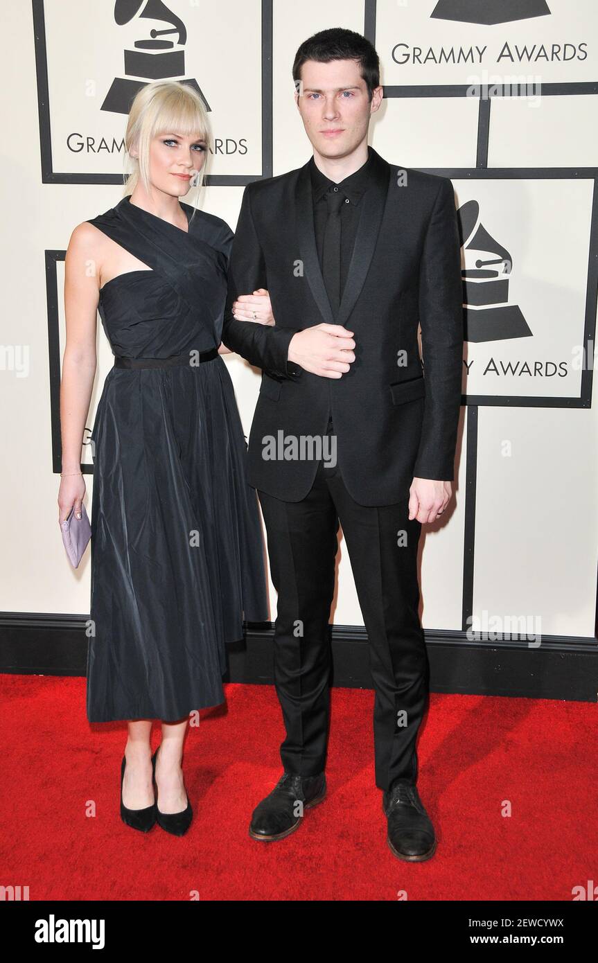 Andi and Liz Anjos at the 58th annual Grammy Awards held at the Los ...