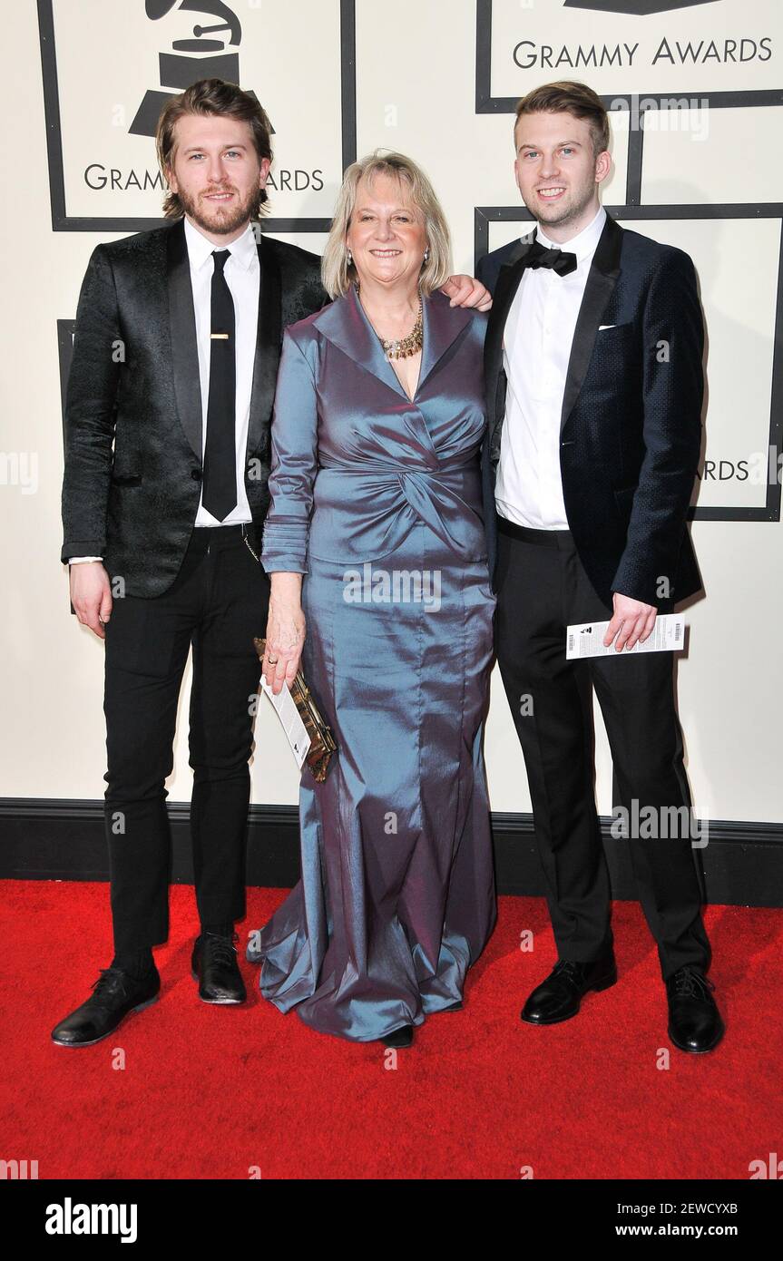 Family of Stephen Paulus at the 58th annual Grammy Awards held at the ...