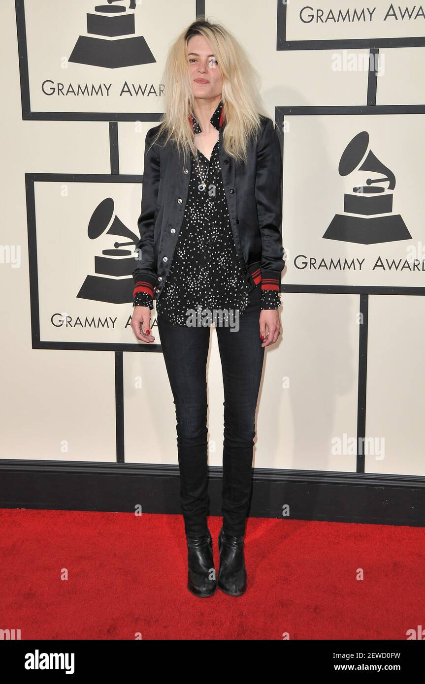Alison Mosshart at the 58th annual Grammy Awards held at the Los ...