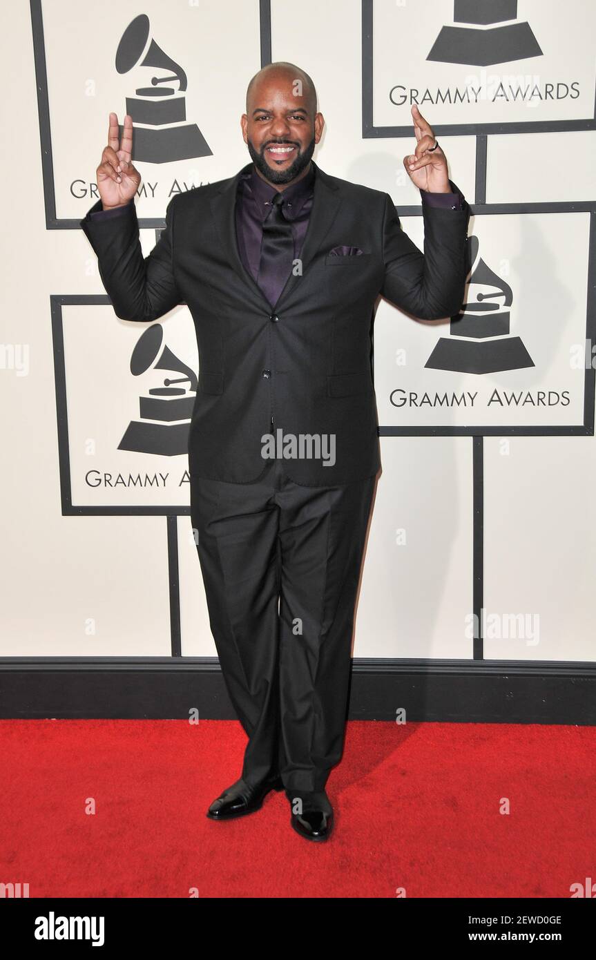 Aaron Lindsey at the 58th annual Grammy Awards held at the Los Angeles ...