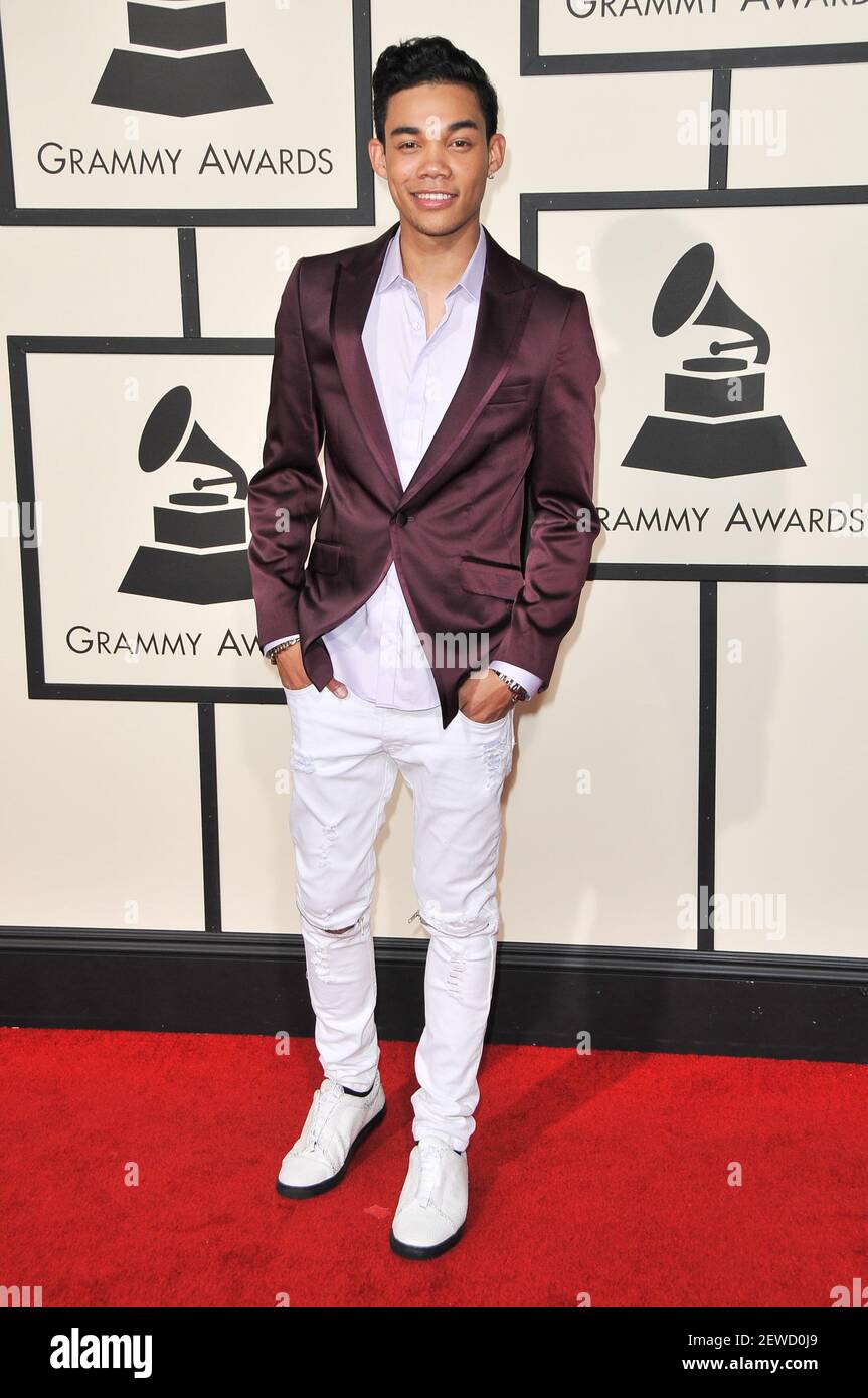 Roshon Fegan at the 58th annual Grammy Awards held at the Los Angeles ...