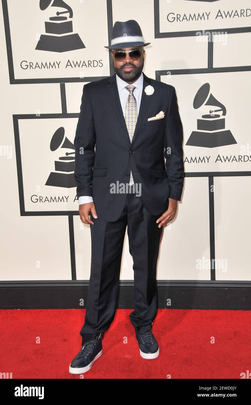 J Moss at the 58th annual Grammy Awards held at the Los Angeles ...